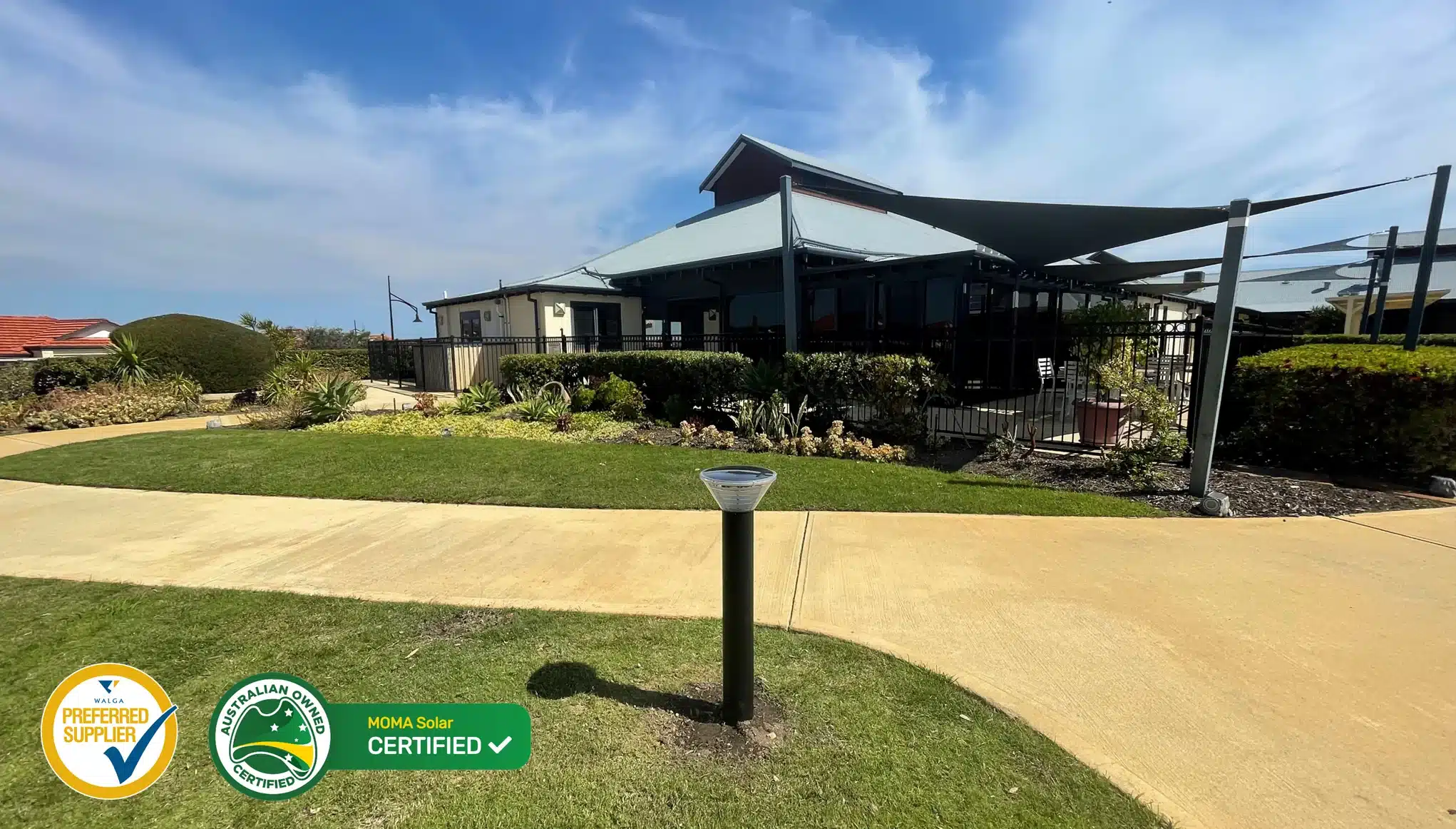 Add a Pop of Light to your design with our Zero Emission Solar Bollards ...